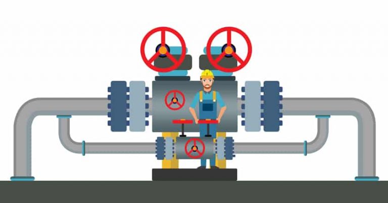 Improved isolation of fluid systems for maintenance work